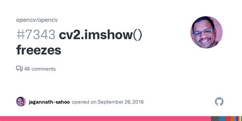 Cv Imshow Freezes Issue Opencv Opencv Github