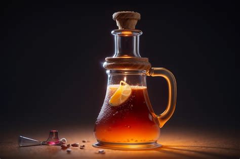 Premium AI Image Scientific Research Laboratory Chemical Research Experiment Utensils Flask