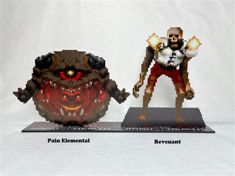 Doom Pc Video Game Inspired Sprite Art Etsy Doom Pc Video Game Inspired Sprite Art Etsy