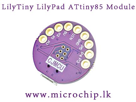 LilyTiny LilyPad ATtiny Development Board Module Microchip Lk