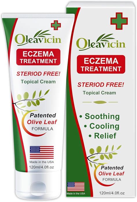 Oleavicin Eczema Cream Hydrating Cooling Formula For Dry Irritated