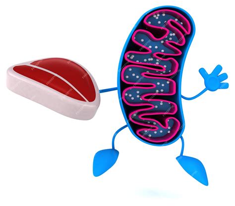 Premium Photo Fun 3d Cartoon Mitochondria Character