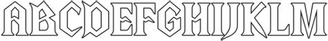 thiqall outline otf 400 font decorative display modern what font is
