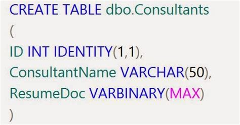 Sql Server Insight Upload Insert Resume Word Document To Sql