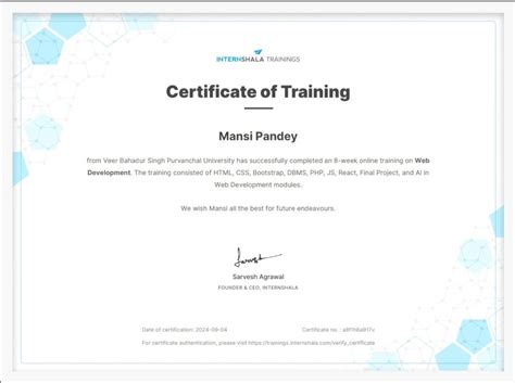 🚀 I Am Pleased To Announce 🤩 That I Have Successfully Completed The Web Development Training