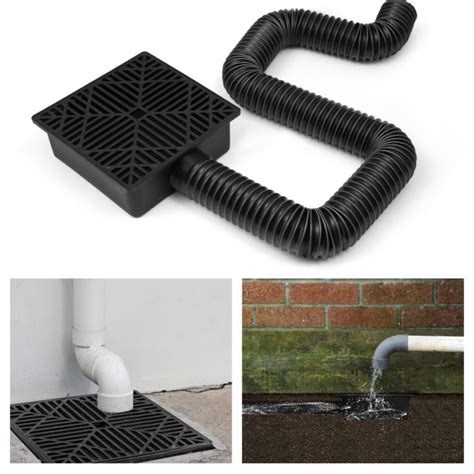 Downspout Extension Kit Matte Black Gutter Downspout Extensions Set