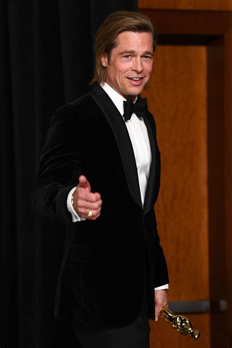 Brad Pitt Kanye West Catch Up At Oscars Party After Sunday Service