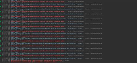 some wierd message pops up when i run a script code review