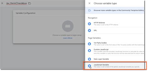 Form Tracking Google Tag Manager Global Javascript Variables