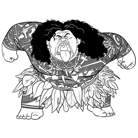 Moana Coloring Pages