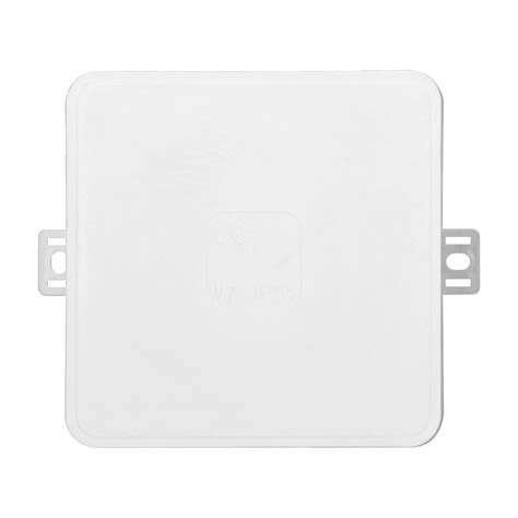 Surface Mounted Junction Box Click Ip54 12 Cable Entries 100x100x41mm White