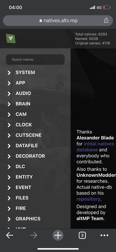 Optimize Natives Altv Mp For Mobile Devices Issue Altmp Altv Issues GitHub