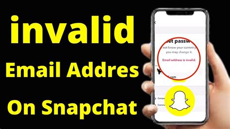 How To Fix Invalid Email On Snapchat Email Invalid Snapchat YouTube