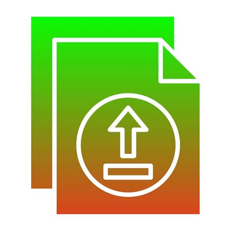 Premium Vector File Upload Icon