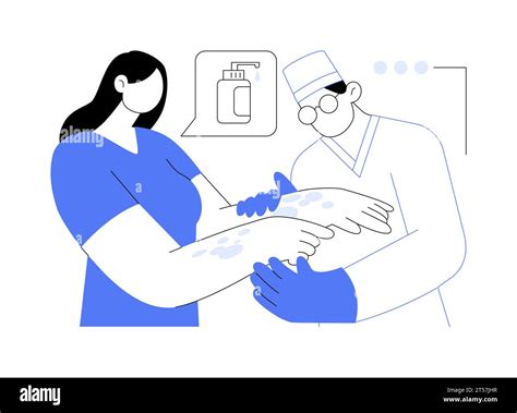 Contact Dermatitis Abstract Concept Vector Illustration Stock Vector