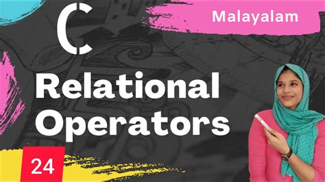Lec 24 C Programming For Beginners In Malayalam Relational