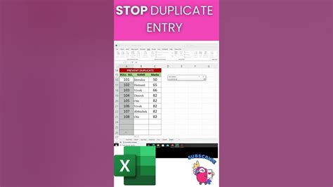 Prevent Duplicate Stop Duplicate Entry Shorts Exceltech