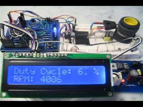 PIC18 Pulse Width Modulation PWM DC Motor Speed Controller With The RPM Counter Project YouTube