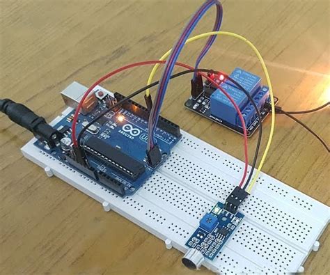 arduino whistle detector switch using sound sensor module instructables