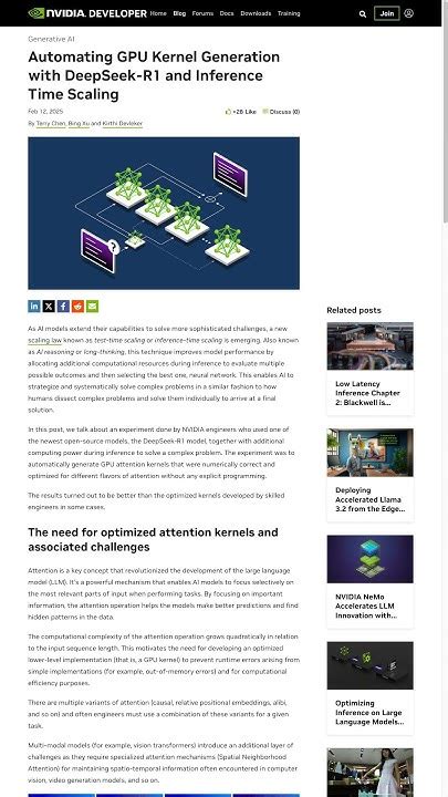 Automating Gpu Kernel Generation With Deepseek R1 Ai Youtube