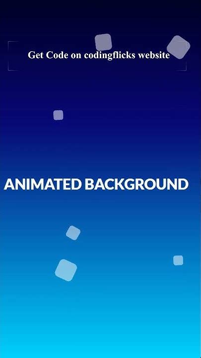 animated background html css shorts youtube