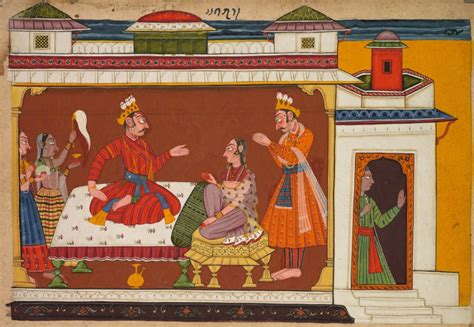 King Dasharatha Sends His Chief Minister Sumantra To Summon Rama From The Shangri Ramayana