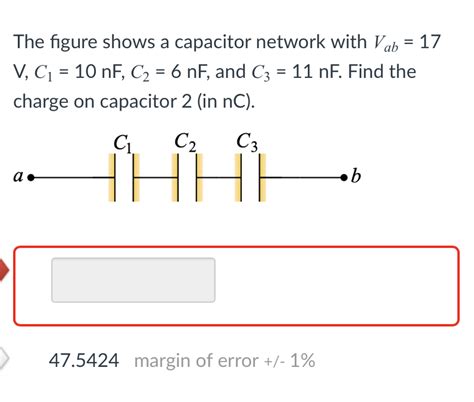Solved The Figure Shows A Capacitor Network With Vab 17