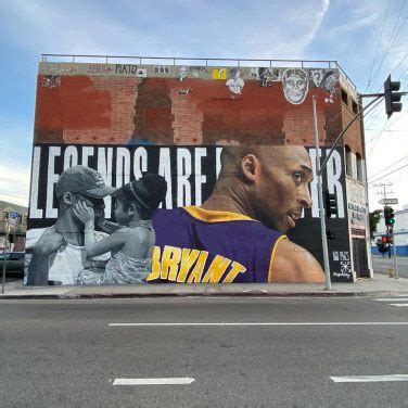26 Kobe Bryant Murals Around Los Angeles Map
