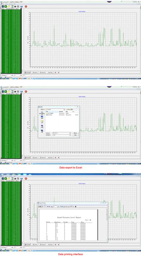 Sndway Sw 525b Digital Sound Level Meter Noise Decibel Meter 30~130db Large Display Wall Hanging