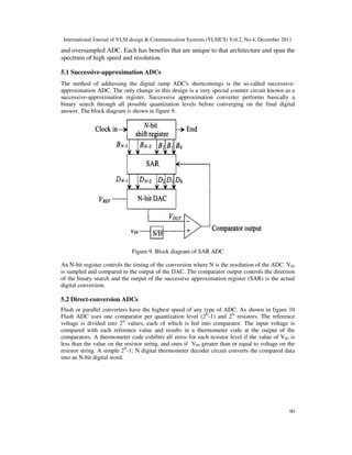 Vlsi Design Of Low Power High Speed Bit Resolution Pipeline Adc In Submicron Cmos Technology Pdf