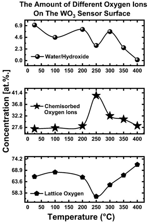 Adsorbed Oxygen Ions And Oxygen Vacancies Their Concentration And Distribution In Metal Oxide