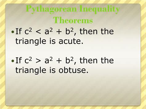 Ppt 82 The Pythagorean Theorem And Its Converse Powerpoint Ppt 82 The Pythagorean Theorem And Its Converse Powerpoint