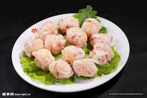 龙虾丸摄影图 传统美食 餐饮美食 摄影图库 昵图网