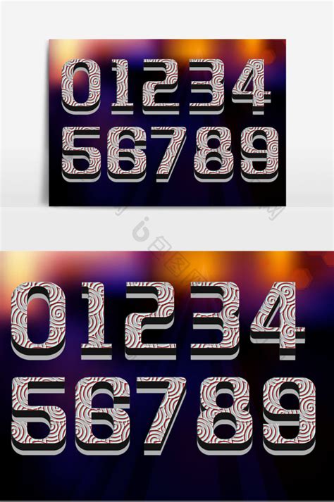 数字数字模板 包图网