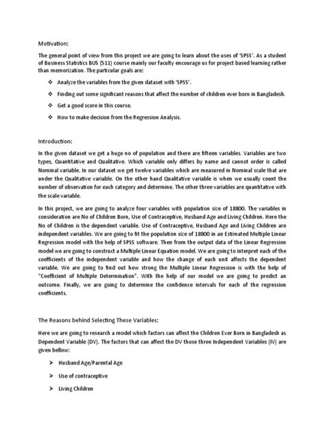 Project Motivation Pdf