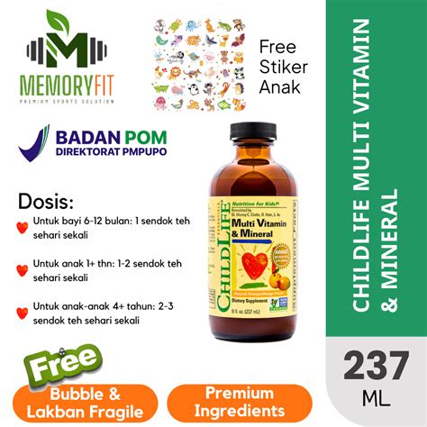 Jual ‌childlife Multivitamin Vitamin Anak Suplemen Child Life Di Seller ...
