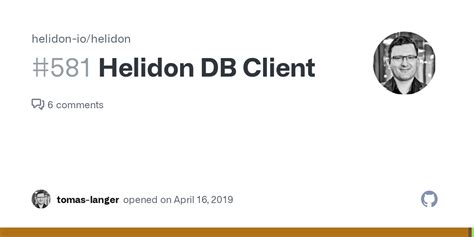 helidon db client · issue 581 · helidon io helidon · github