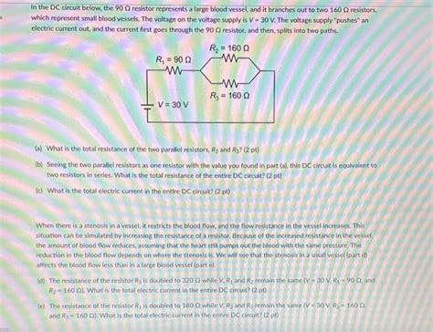 Solved In The Dc Circuit Below The 90Ω Resistor Represents