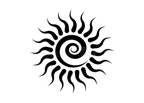 Spiral Sun Symbols