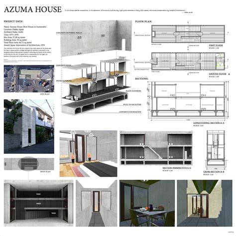 Azuma House Tadao Ando Floor Plan