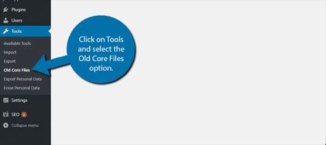 How To Remove Old Core Files From Wordpress Greengeeks