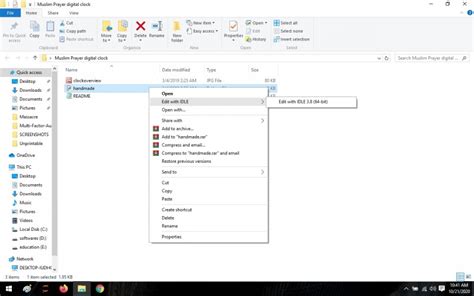 Muslim Prayer Digital Clock App Using The Python Tkinter Project In Python With Source Code