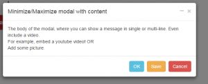A JQuery Full Screen Modal Demos With Bootstrap Classes