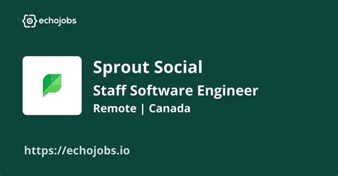 Sprout Social Is Hiring Staff Software Engineer Back End Remote Canada Java Python Sql R