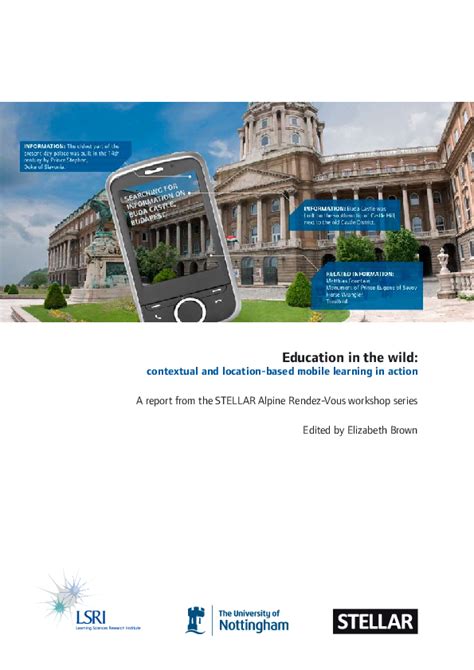 Pdf Introduction To Location Based Mobile Learning Elizabeth