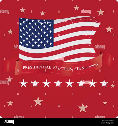United States Of America Election Day Vector Illustration Stock Vector
