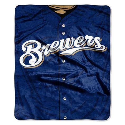 Milwaukee Brewers Throw Blanket 50x60 Jersey Design Swit Sports