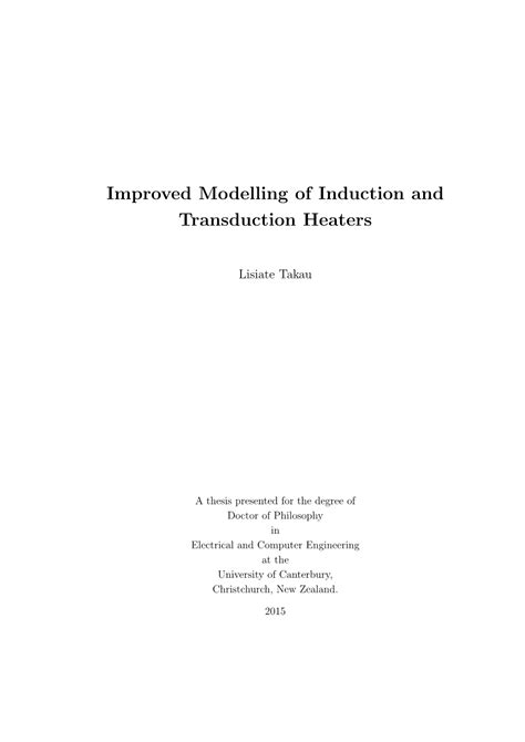 Improved Modelling Of Induction And Transduction Heaters Docslib