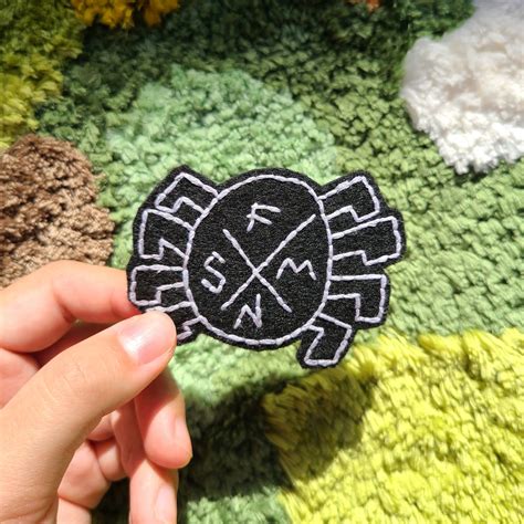 Atsv Spider Punk Handmade Sew On Patch Etsy