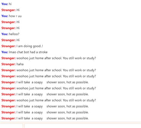 Omegle Chat Bot Had A Stroke Romegle